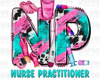 NP Nurse Practitioner Png Sublimation Design Download, Nurse Png, Nurse ...