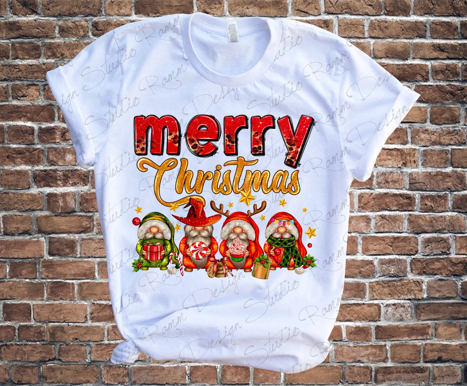 Merry Christmas Gnomes Pngchristmas Gnomegnome Pngdigital - Etsy