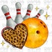 Bowling With Heart Png Sublimation Design Download,bowling Png,bowling ...