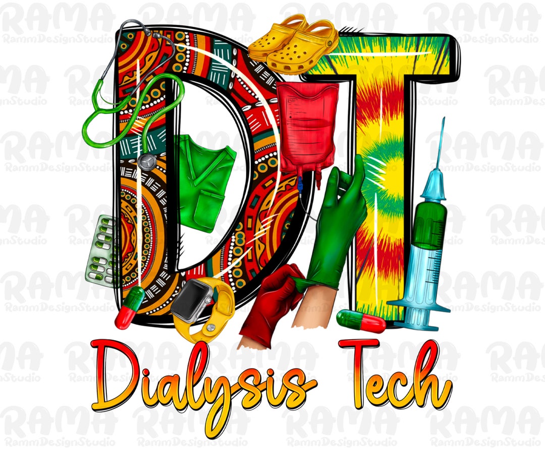 Dialysis Tech juneteenth Png Sublimation Design, Dialysis Tech Png ...