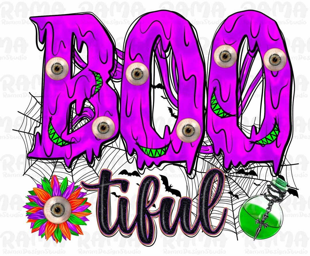 Bootiful Png Sublimation Design, Halloween Season Png, Halloween Ghost ...