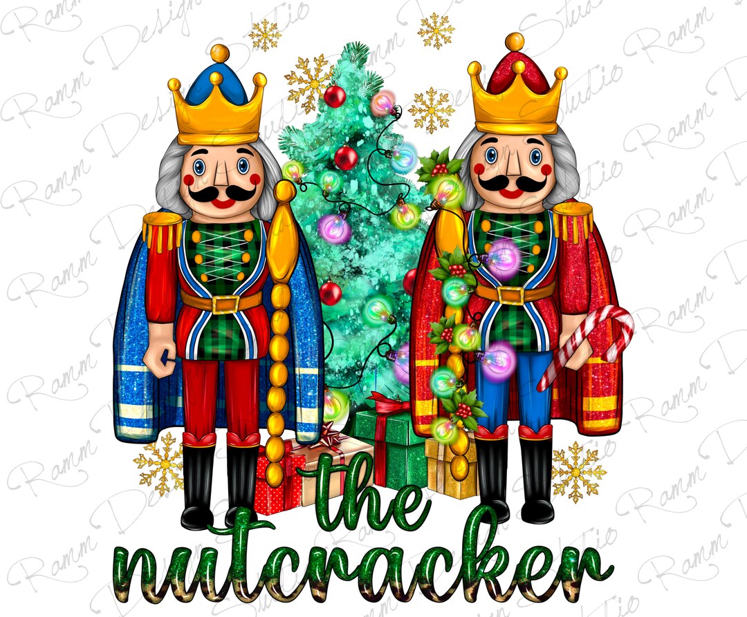 The Nutcracker With Christmas Tree Png Sublimation Design,merry Christmas Png,nutcracker Tree ...