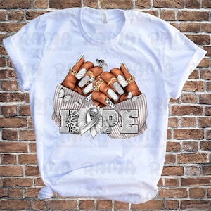 Hope Cancer Nails Png ,hope Lung Cancer Awareness Png, Nail Artists Png ...