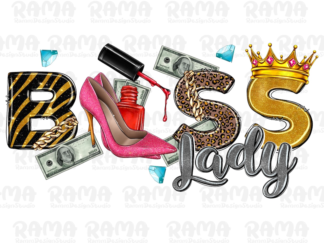 Boss Lady With Money Png Sublimation Design Download, Girl Boss Png ...