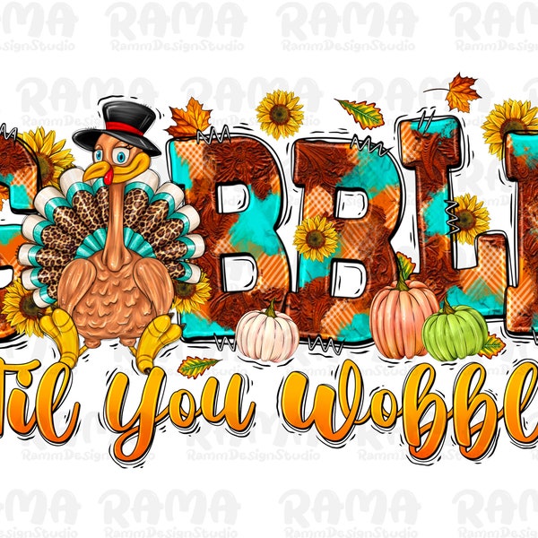 Gobble Gobble Clipart - Etsy