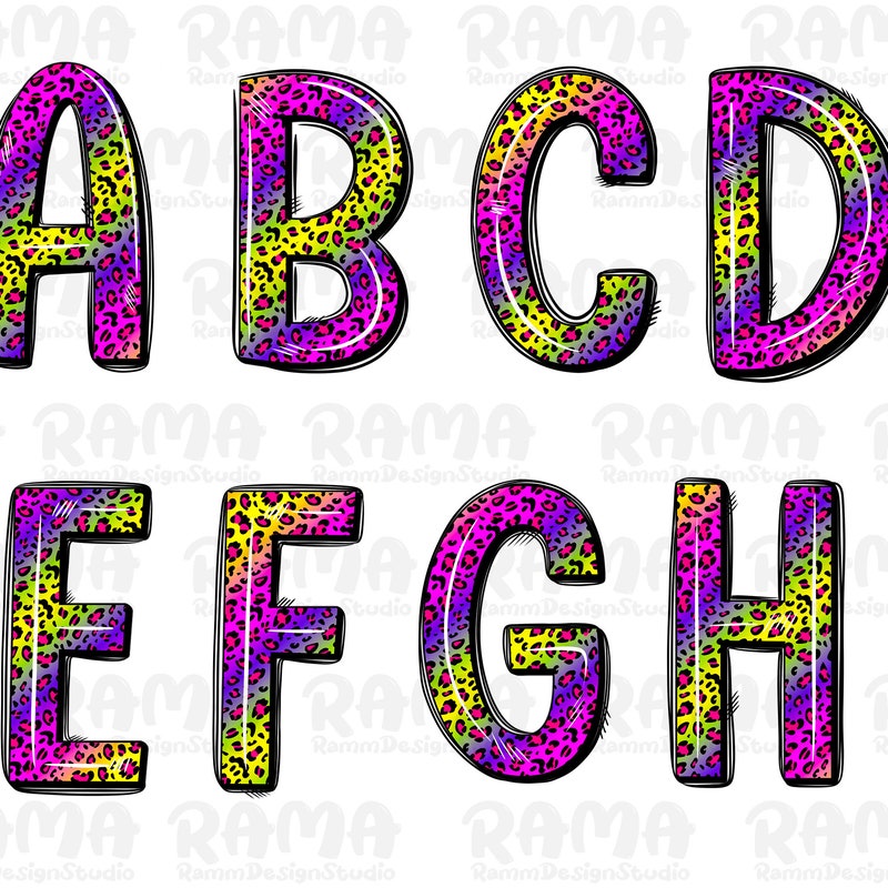 Colorful Wall Letters - Etsy