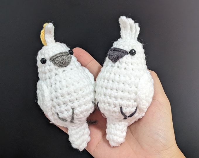 Crochet Cockatoo Parrot Amigurumi - Etsy