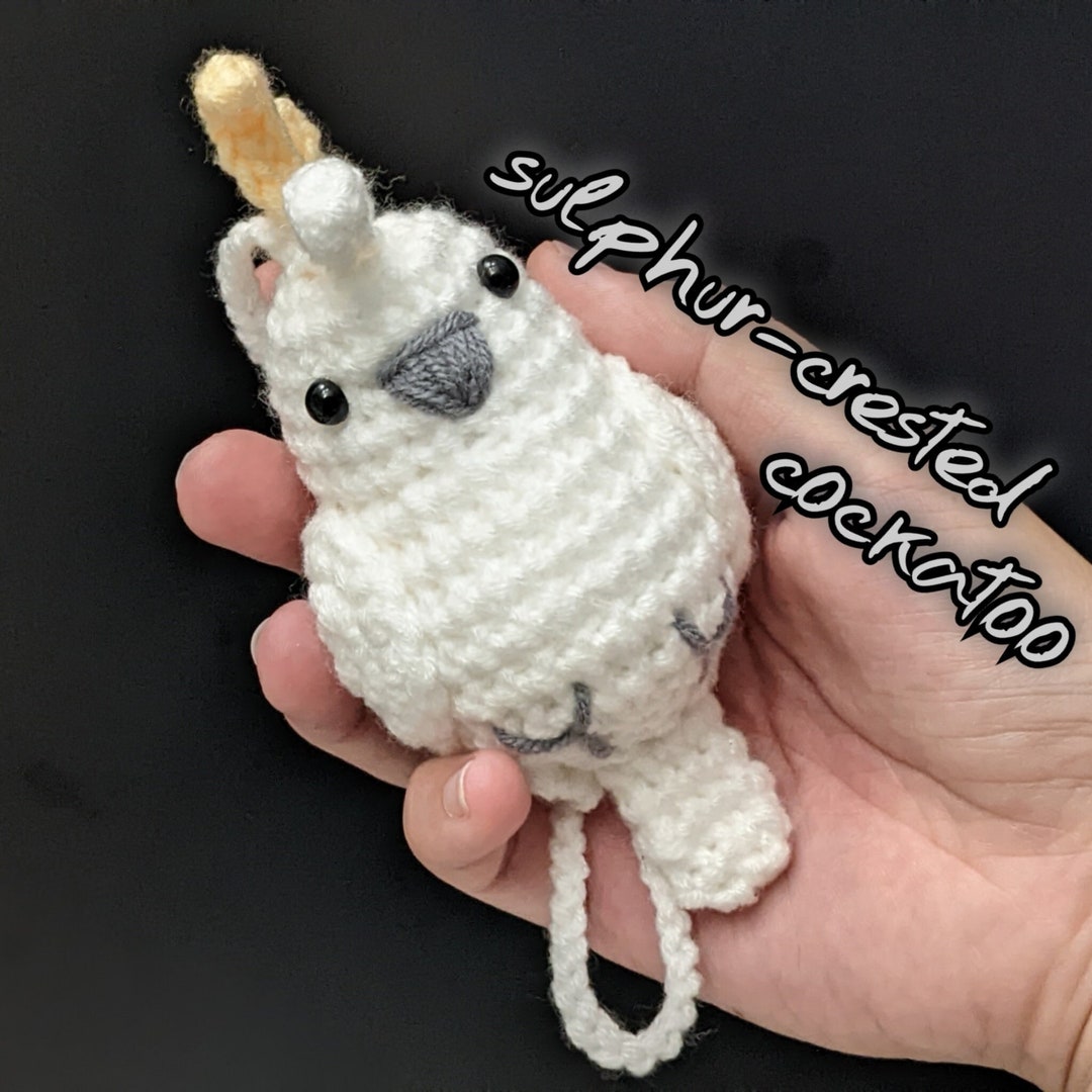 Crochet Cockatoo Parrot Amigurumi - Etsy Australia