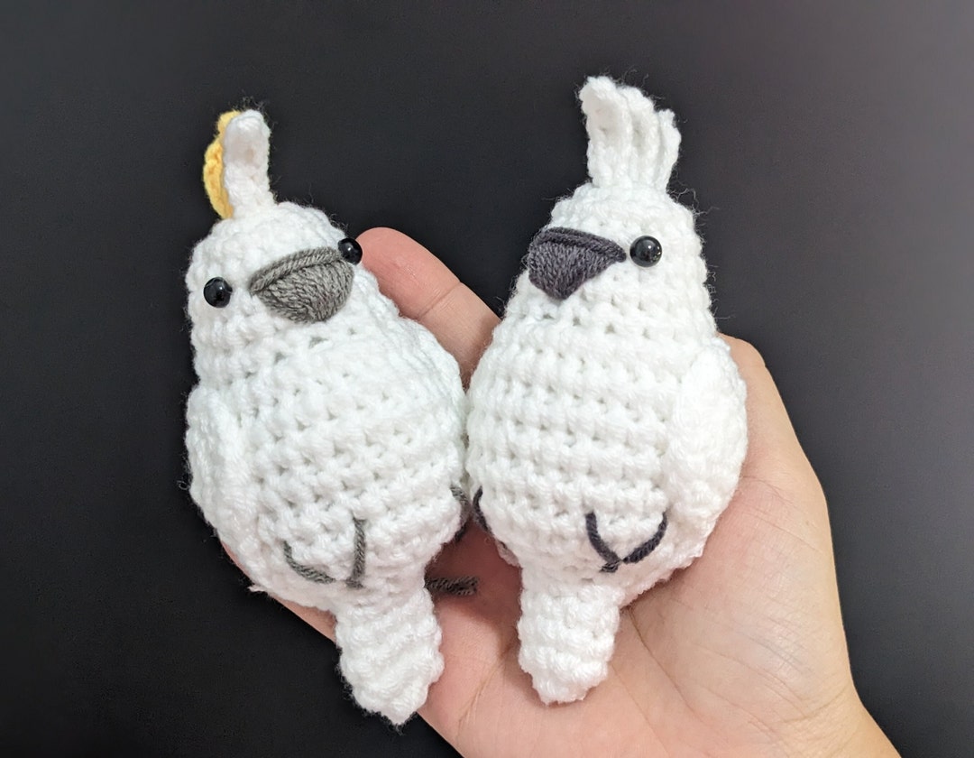 Crochet Cockatoo Parrot Amigurumi - Etsy