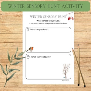 Winter Sensory Walk; Montessori Inspired Activity, Wellbeing Walk ...