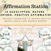 Affirmation Station: Eucalyptus Inspirational Affirmations for a Serene ...