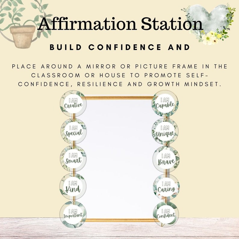 Affirmation Station: Eucalyptus Inspirational Affirmations for a Serene ...