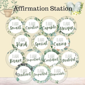 Affirmation Station: Eucalyptus Inspirational Affirmations for a Serene ...