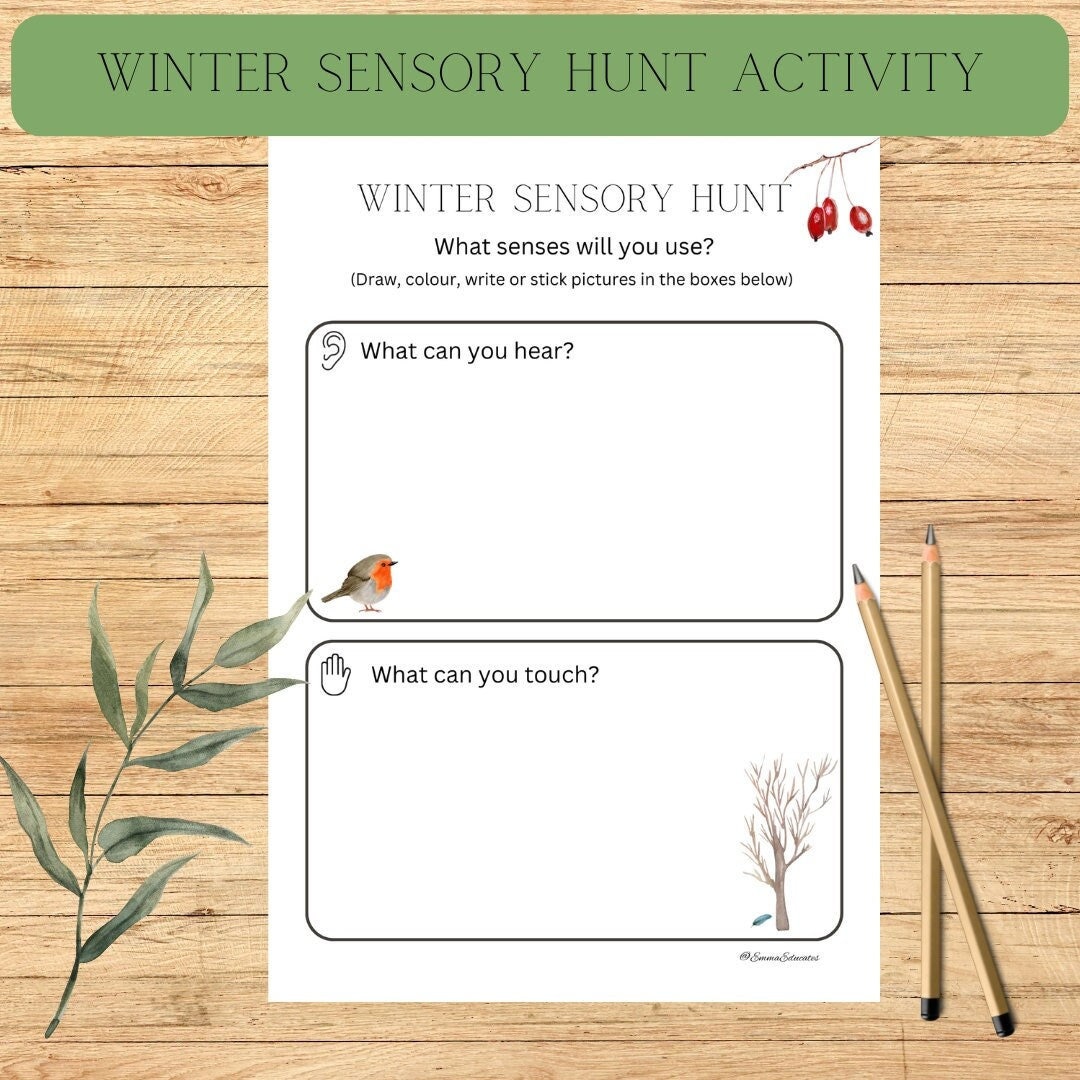 Winter Sensory Walk; Montessori Inspired Activity, Wellbeing Walk ...