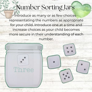 Number Jar Sorting; A Montessori Engaging and Interactive Activity to ...