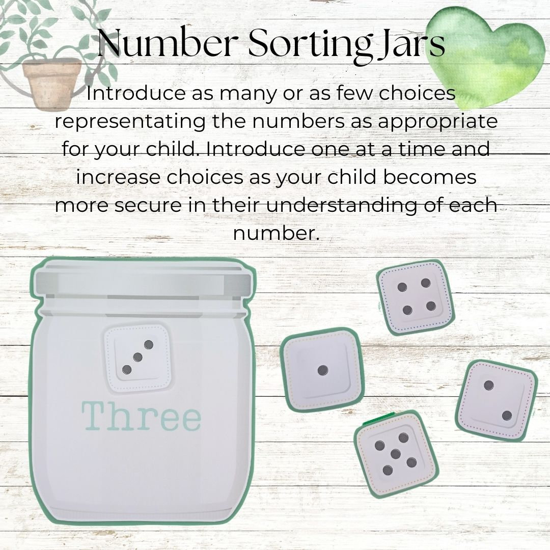 Number Jar Sorting; A Montessori Engaging and Interactive Activity to ...