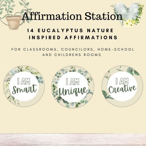Affirmation Station: Eucalyptus Inspirational Affirmations for a Serene ...