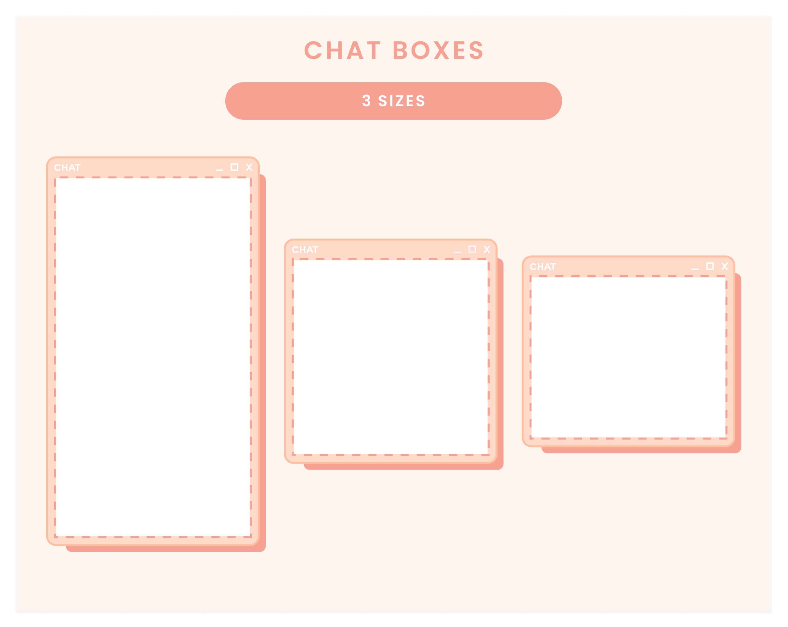 Pixel Peach Stream Overlay Twitch Overlay Package, Customizable Screen ...