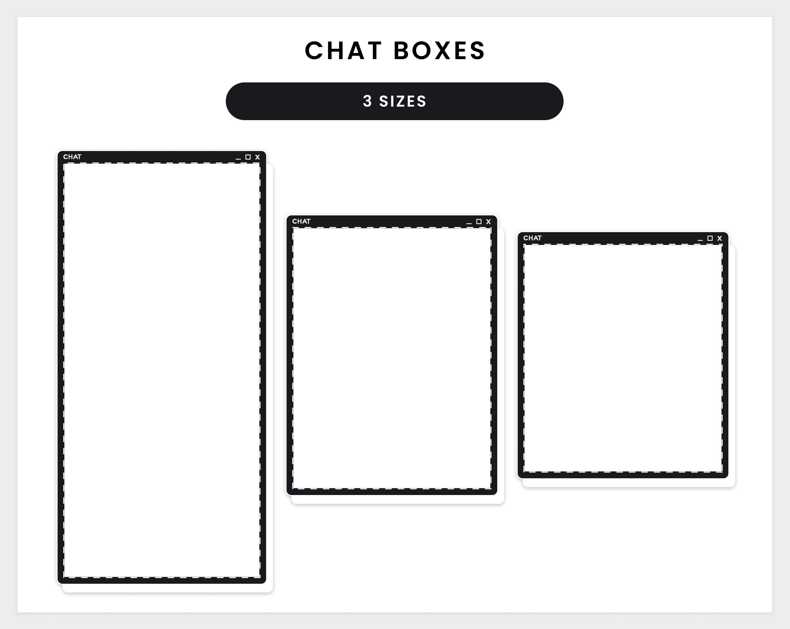 Pixel Monochrome Stream Overlay Twitch Overlay Package, Customizable ...