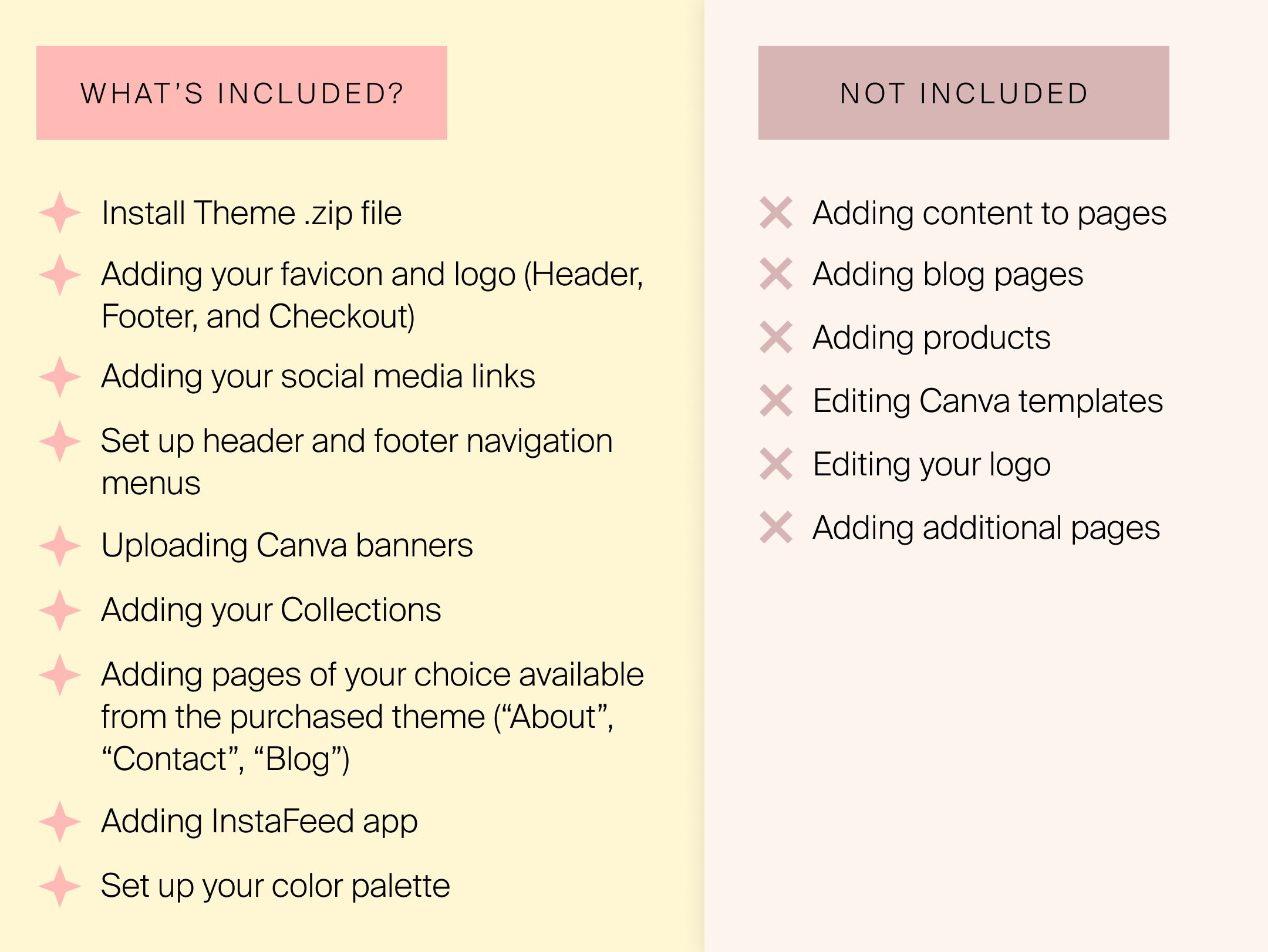 Shopify Theme Installation | Moondrop Studio - Etsy