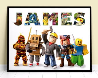 Roblox Printable Poster - Etsy UK