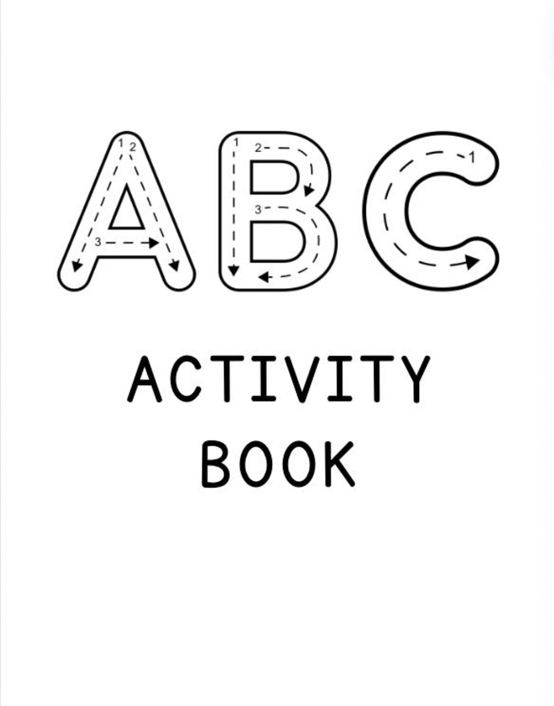 ABC Activity Book - Etsy