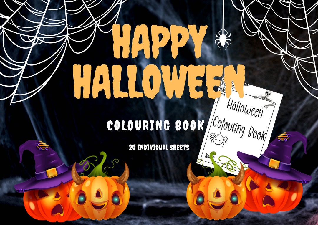 Halloween Colouring Book | Colouring Pages | Cute Printable Sheets and ...