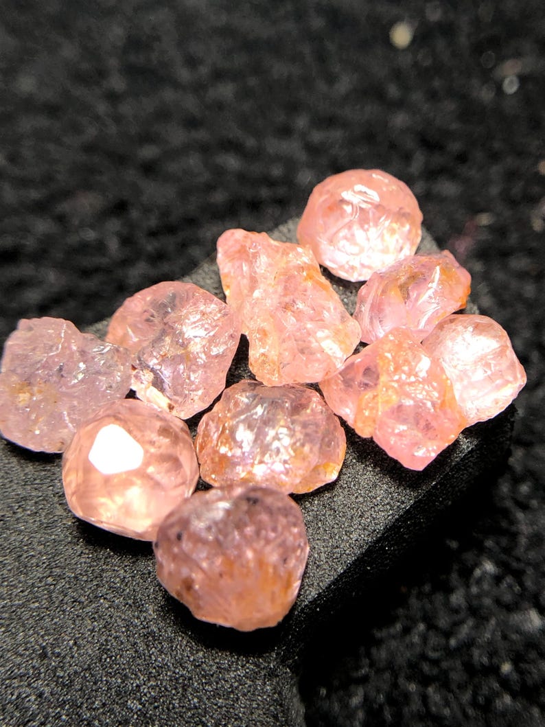 6 MM to 10 MM Spinel Rough | Uncut Lot Raw | Unheated Pink Color Spinel ...