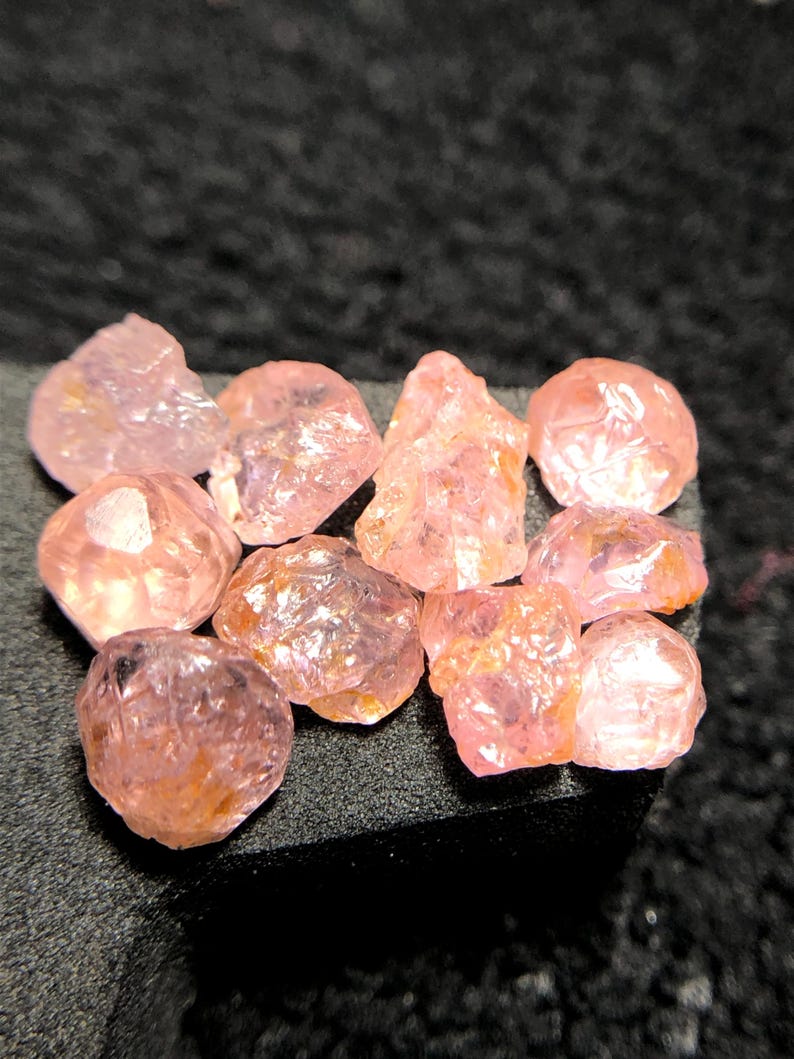 6 MM to 10 MM Spinel Rough | Uncut Lot Raw | Unheated Pink Color Spinel ...