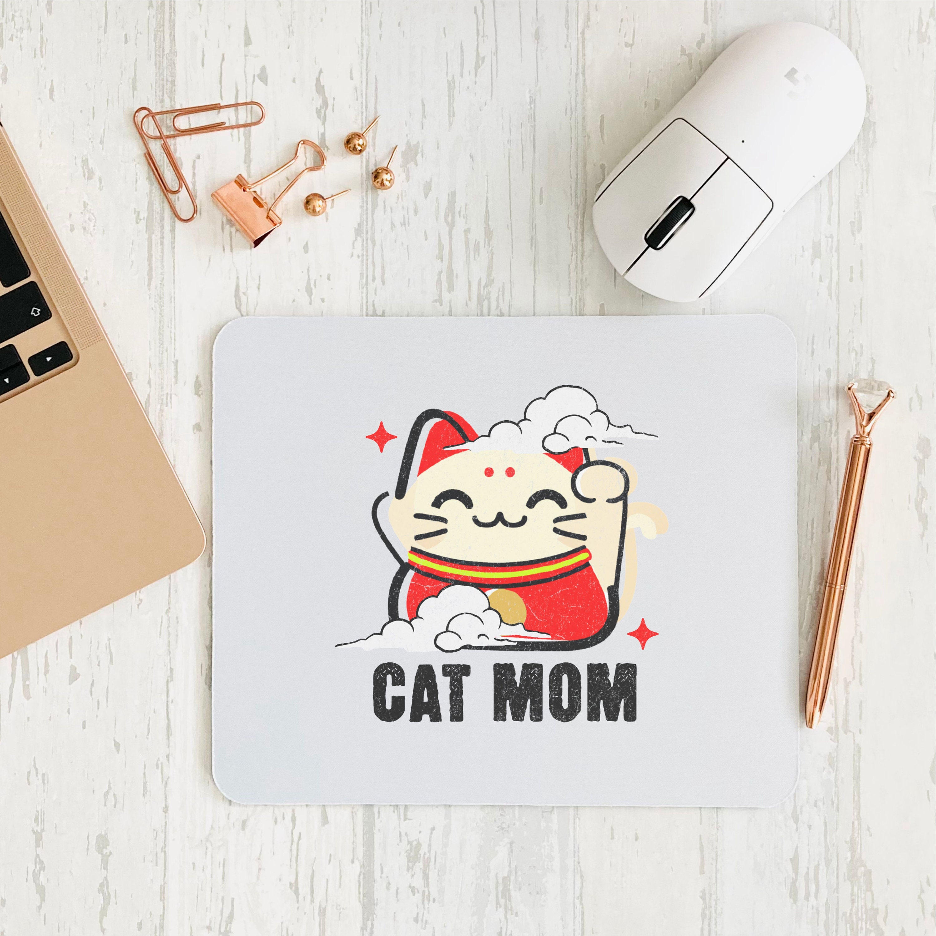 Mouse Pad Cat Mouse Pat Cute Desk Mouse Pad Pet Mouse Pad Computer Pat ...