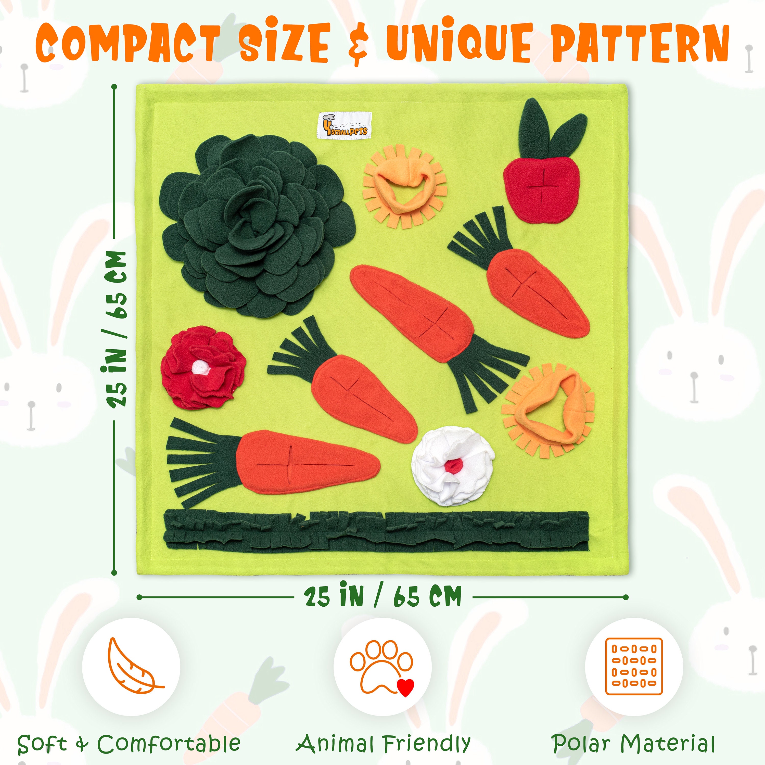 Rabbit Snuffle Mat Toy for Small Pets Rabbit Guinea Pig - Etsy