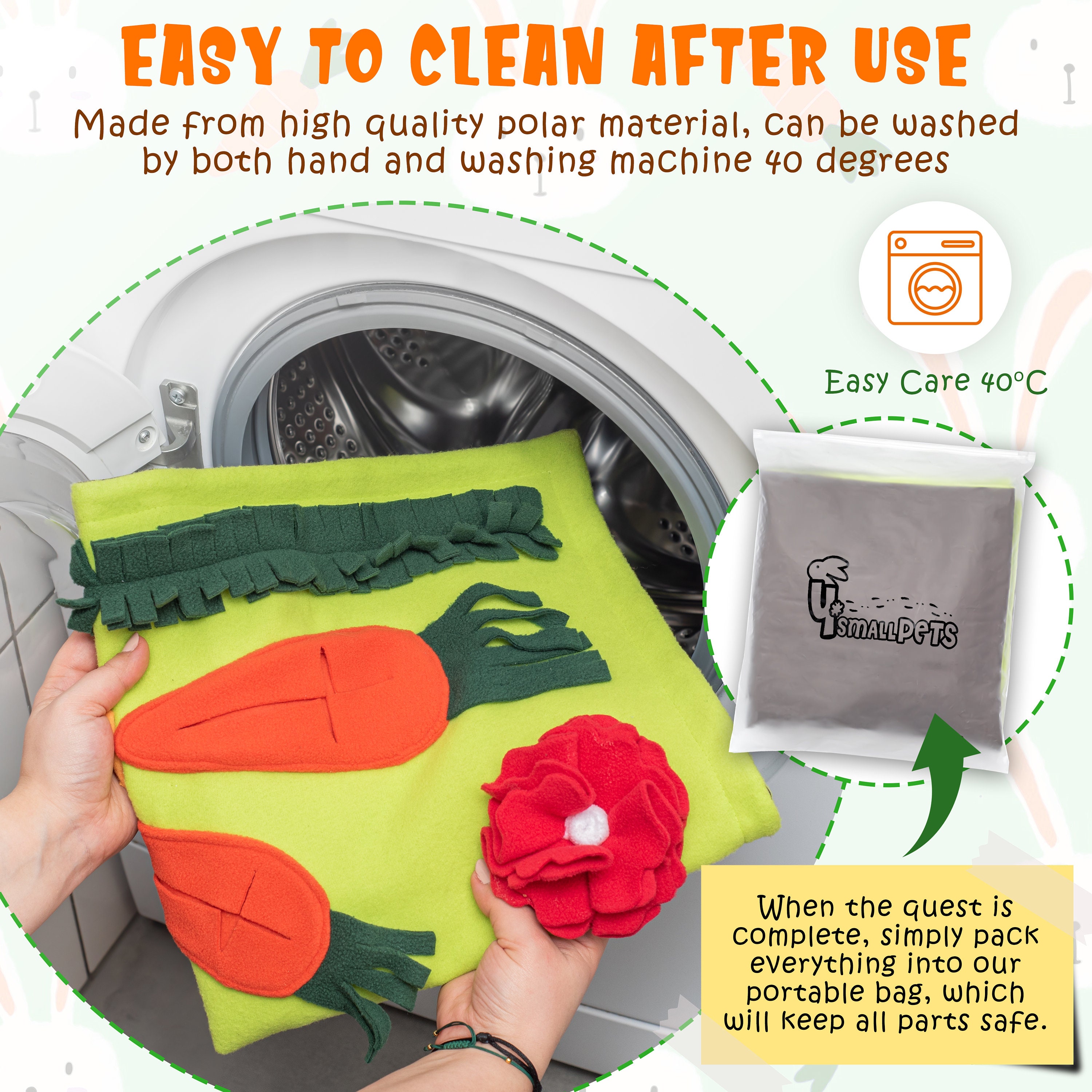 Rabbit Snuffle Mat Toy for Small Pets Rabbit Guinea Pig - Etsy