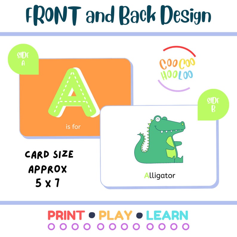 Letter Flashcards, Alphabet Flash Cards, Montessori Materials ...