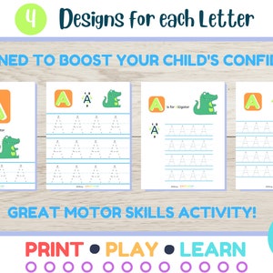 Letter Tracing Activity, Montessori Materials, Homeschool Printables ...