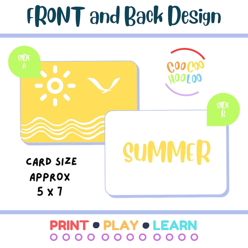 Seasons Flashcards, Montessori Materials, Homeschool Printables, School ...