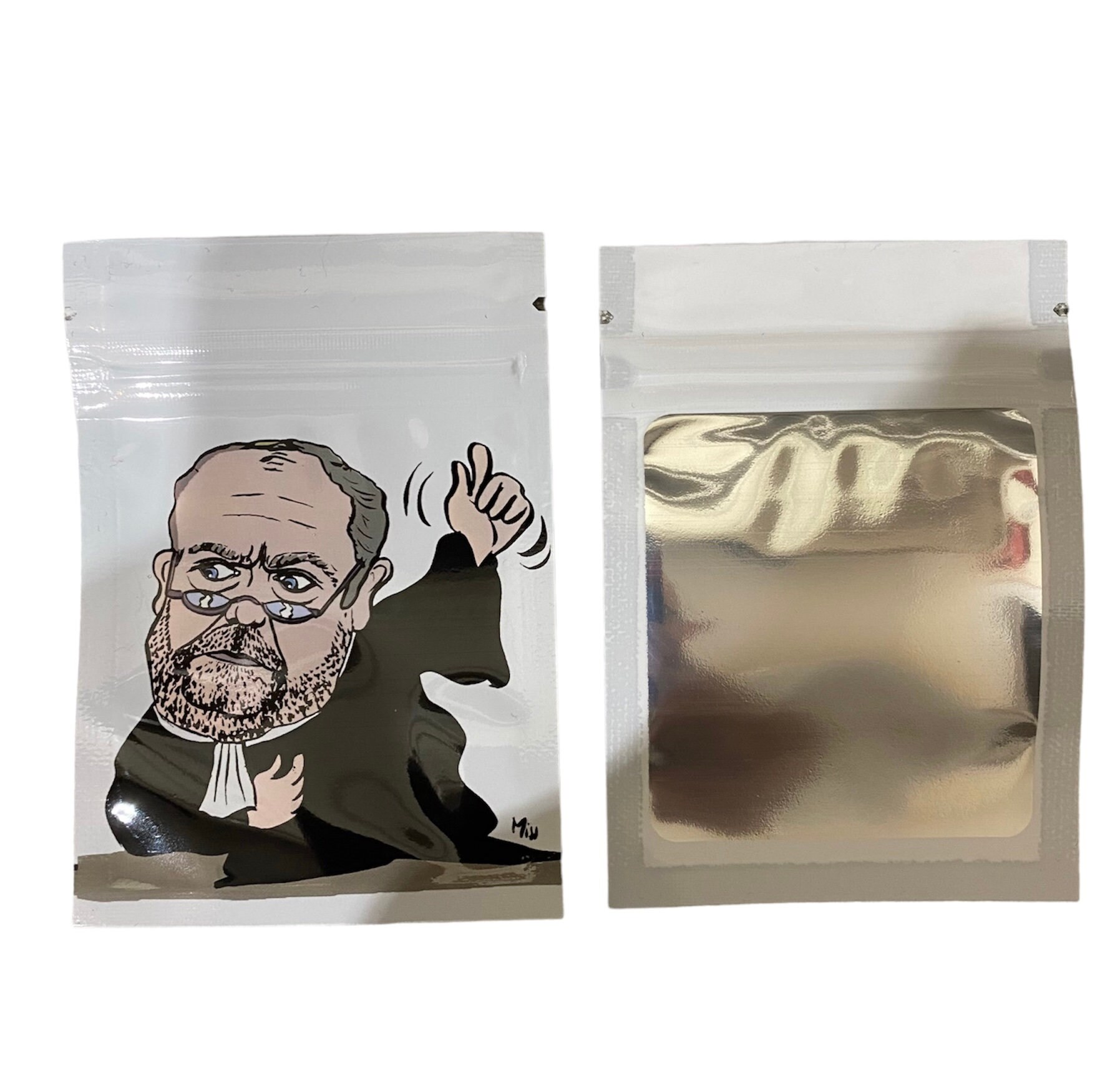 JUDGE Empty Mylar Zip Lock Design Packs Smell Proof Food - Etsy