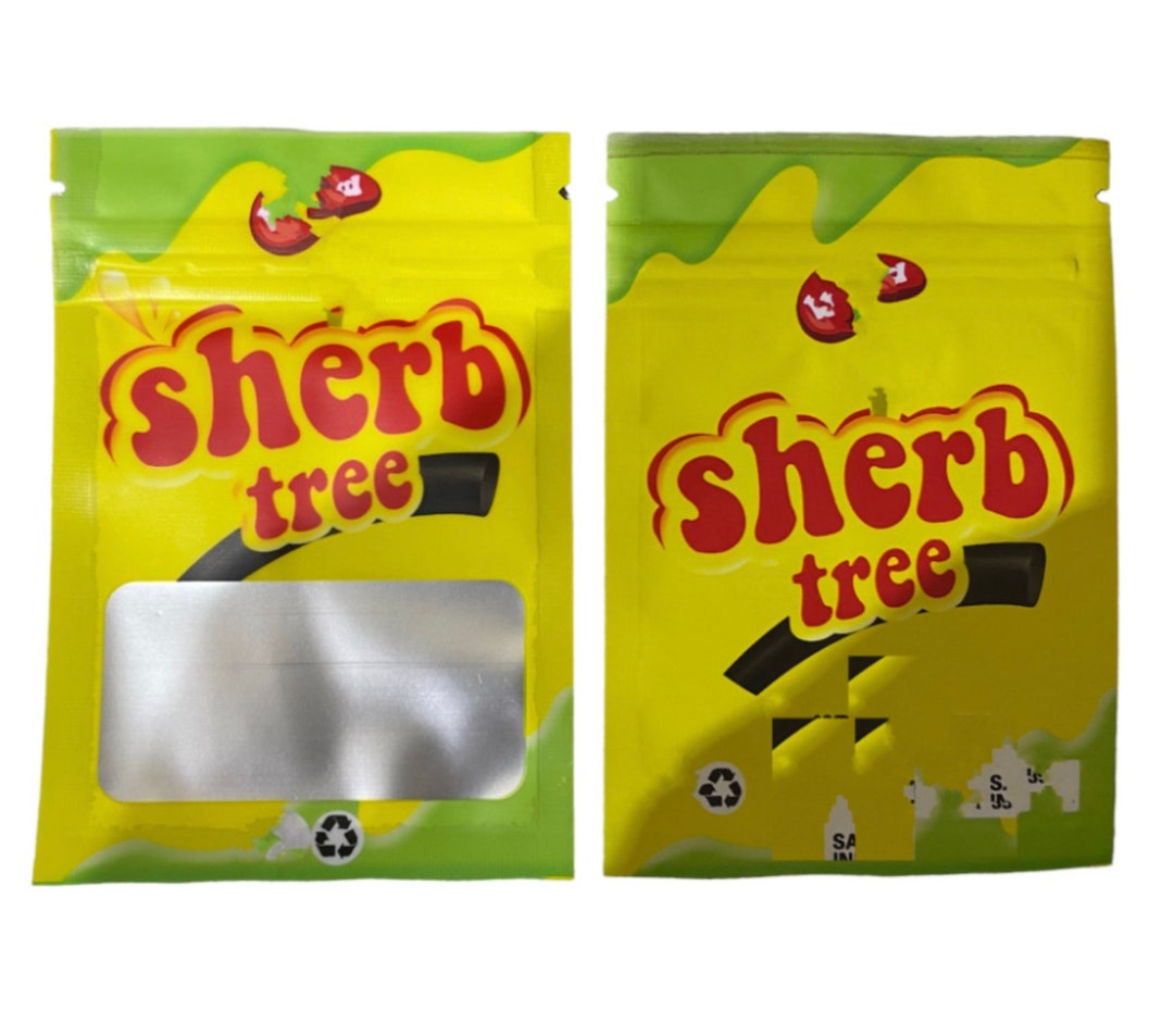 SHER Tree EMPTY CALIFORNIAN Packaging Mylar Zip Lock Design Packs Smell ...