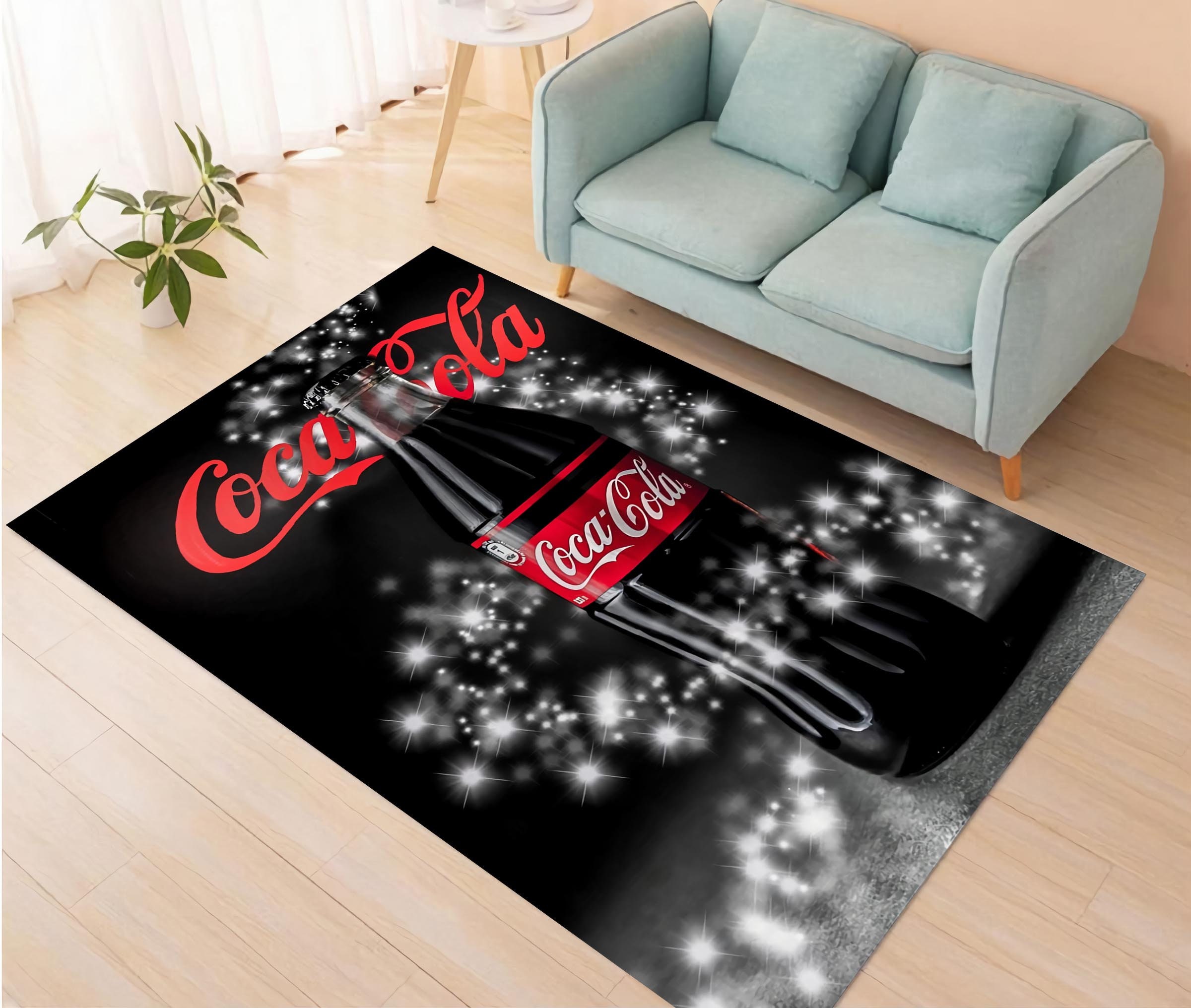 Coca Cola Carpet,coca Cola Retro,original Taste,coke Gift,coca Cola Vintage,living Room Rug,area ...