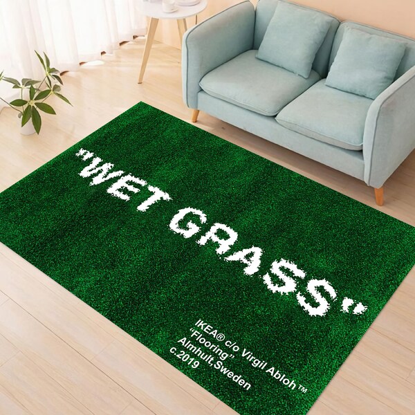 Wet Grass Rug - Etsy