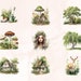 Watercolor Botanic Lover Clipart, Woodland Clipart, Botanical Clipart ...