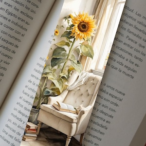 Sunflowers Bookmarks Printable, Printable Bookmarks Set, Watercolor ...