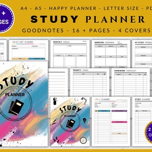 Study Planner Printable | Student Planner | College School Planner ...