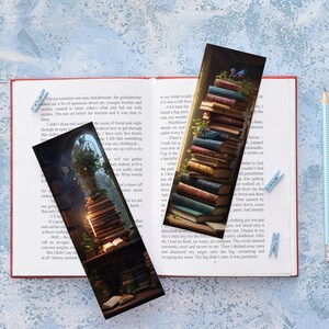 Stacked Books Bookmarks Printable Set, Watercolor Bookmarks, Book Lover ...