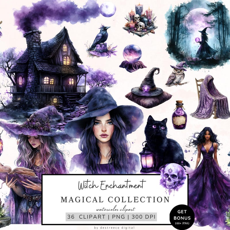 Witch Png - Etsy