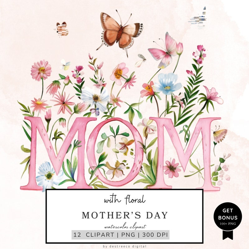 Mothers Day Clip Art - Etsy