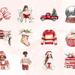 Winter Clipart Bundle, Cozy Winter Clipart, Candy Cane Png, Christmas ...