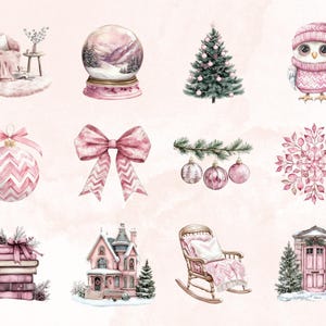 Winter Clipart Bundle, Cozy Christmas Clipart, Winter Clipart, Soft ...