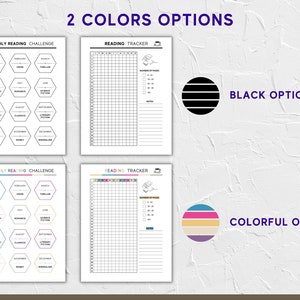 Printable Reading Planner | Book Journal | Book Tracker | Reading Log ...