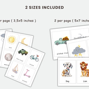 Ultimate Flashcards Bundle, Printable Montessori Cards, Toddler ...