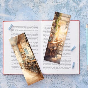16 Printable Coffee Bookmarks, Watercolor Bookmark Designs, Book Lover ...